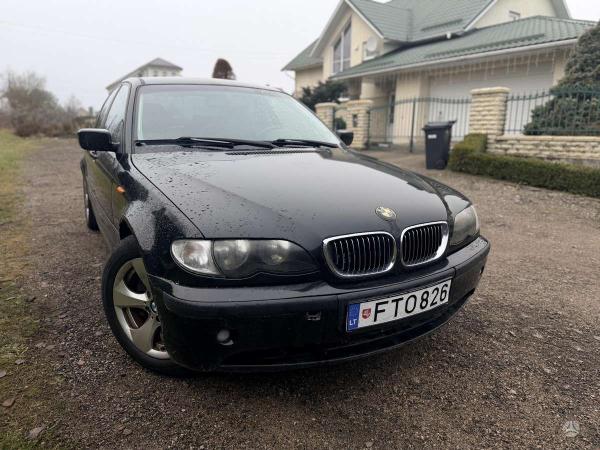 Melns BMW 320 2003 Viļņa, ar dzinēja tilpumu 2.00 L un nobraukumu 300 tūkst. km par 999 €, foto 1 vietnē AUTOMOTO.COM.LV