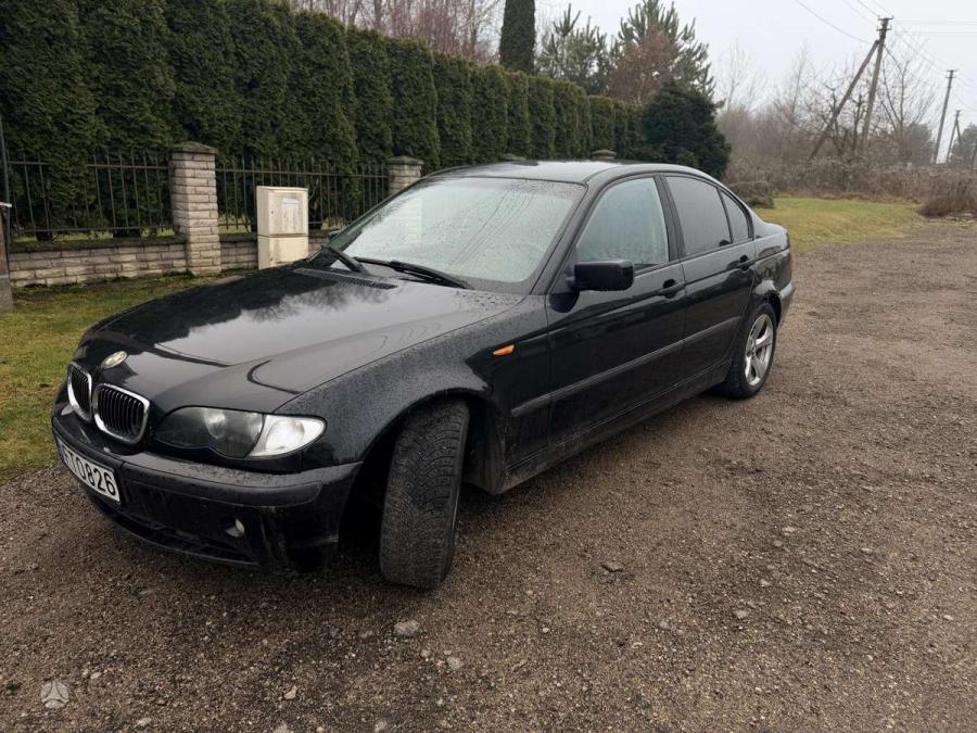 Melns BMW 320 2003 Viļņa, ar dzinēja tilpumu 2.00 L un nobraukumu 300 tūkst. km par 999 €, foto 3 vietnē AUTOMOTO.COM.LV