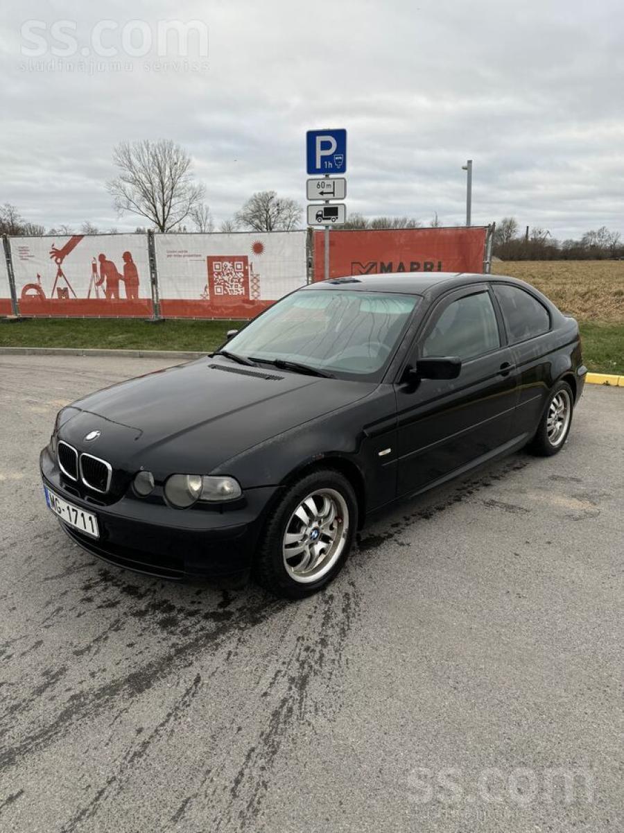 Melns BMW 320 2003 Liepāja, ar dzinēja tilpumu 2.00 L un nobraukumu 425 tūkst. km par 1350 €, foto 1 vietnē AUTOMOTO.COM.LV