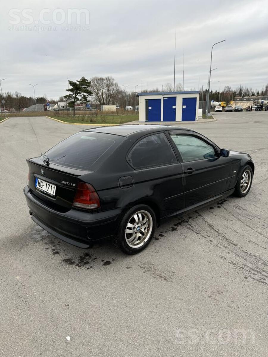 Melns BMW 320 2003 Liepāja, ar dzinēja tilpumu 2.00 L un nobraukumu 425 tūkst. km par 1350 €, foto 3 vietnē AUTOMOTO.COM.LV
