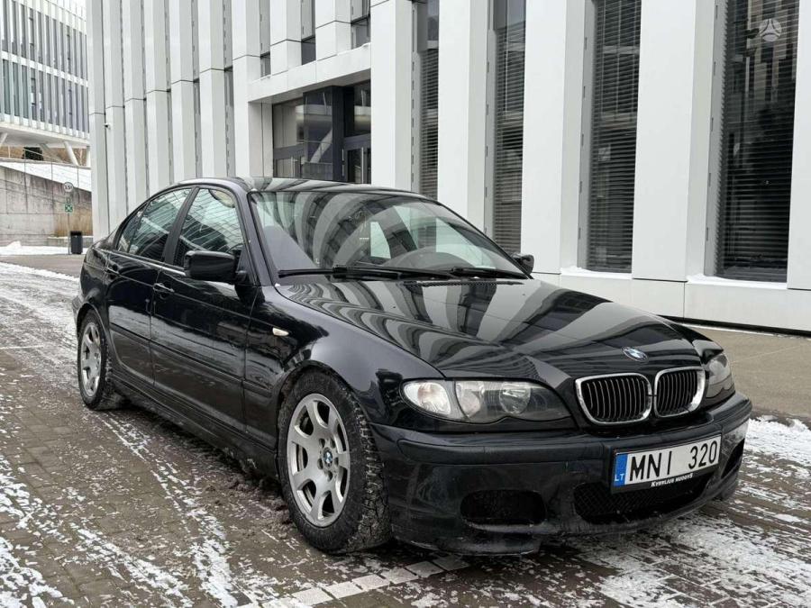 Melns BMW 320 2003 Viļņa, ar dzinēja tilpumu 2.00 L un nobraukumu 400 tūkst. km par 1950 €, foto 2 vietnē AUTOMOTO.COM.LV