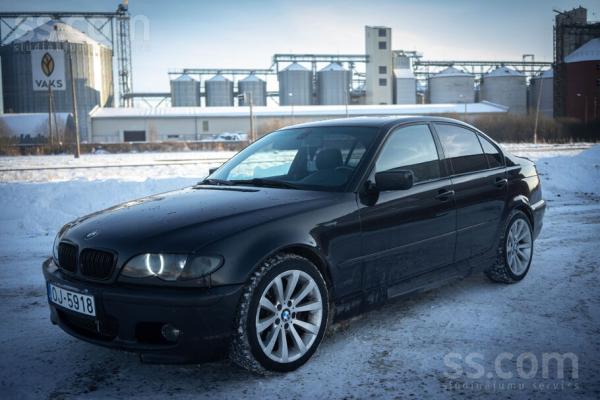 Melns BMW 320 2003 Valmiera, ar dzinēja tilpumu 2.00 L un nobraukumu 435 tūkst. km par 2900 €, foto 1 vietnē AUTOMOTO.COM.LV