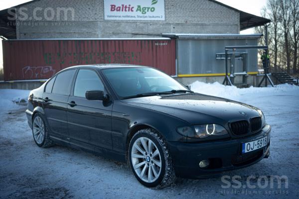 Melns BMW 320 2003 Valmiera, ar dzinēja tilpumu 2.00 L un nobraukumu 435 tūkst. km par 2900 €, foto 2 vietnē AUTOMOTO.COM.LV