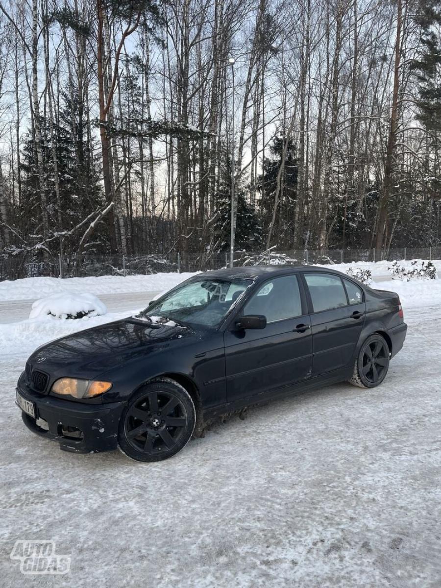 Black BMW 320 2003 in Vilnius, with an engine capacity of 2.00 L and mileage of 372 thousand km for 1150 €, photo 2 on AUTOMOTO.COM.LV