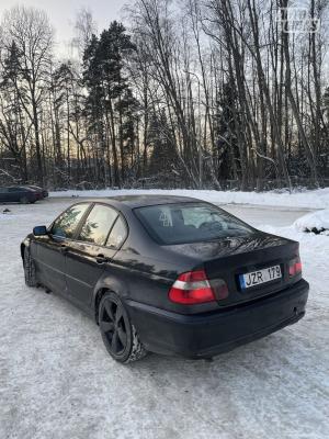 Black BMW 320 2003 in Vilnius, with an engine capacity of 2.00 L and mileage of 372 thousand km for 1150 €, photo 3 on AUTOMOTO.COM.LV