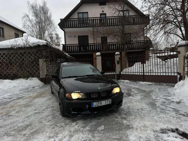 Melns BMW 320 2003 Viļņa, ar dzinēja tilpumu 2.00 L un nobraukumu 370 tūkst. km par 1800 €, foto 3 vietnē AUTOMOTO.COM.LV