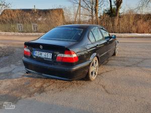 Black BMW 320 2003 in Vilnius, with an engine capacity of 2.00 L and mileage of 375 thousand km for 700 €, photo 7 on AUTOMOTO.COM.LV