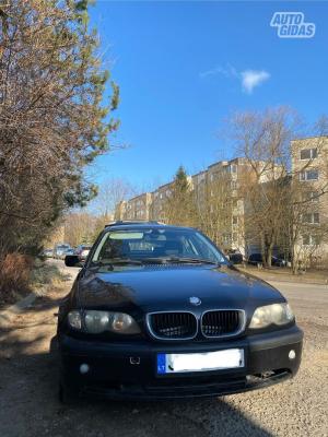 Melns BMW 320 2003 Viļņa, ar dzinēja tilpumu 2.00 L un nobraukumu 440 tūkst. km par 750 €, foto  vietnē AUTOMOTO.COM.LV