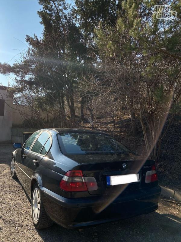 Black BMW 320 2003 in Vilnius, with an engine capacity of 2.00 L and mileage of 440 thousand km for 750 €, photo 6 on AUTOMOTO.COM.LV