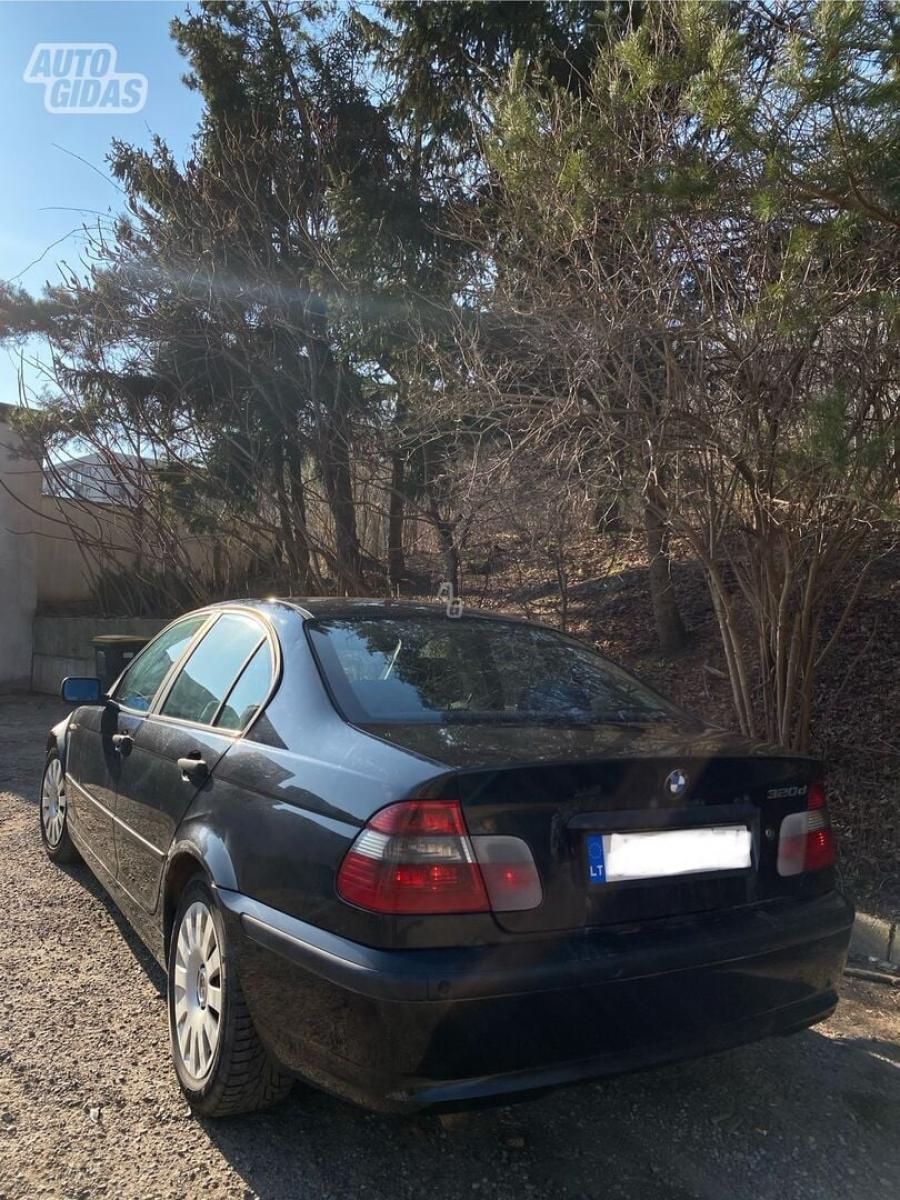Black BMW 320 2003 in Vilnius, with an engine capacity of 2.00 L and mileage of 440 thousand km for 750 €, photo 8 on AUTOMOTO.COM.LV