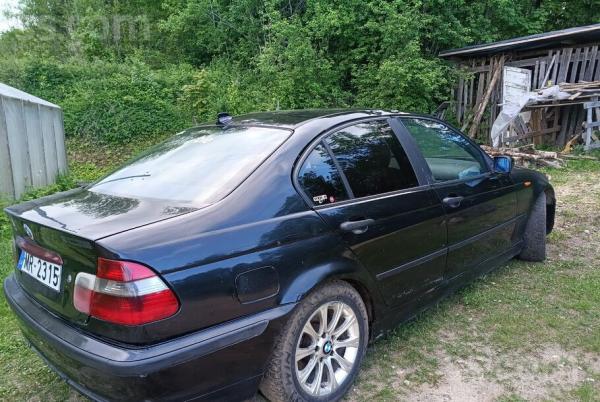Черный БМВ 320 2003 в Рига, объемом двигателя 2.00 л и пробегом 334 тыс. км за 1300 €, фото 2 на AUTOMOTO.COM.LV