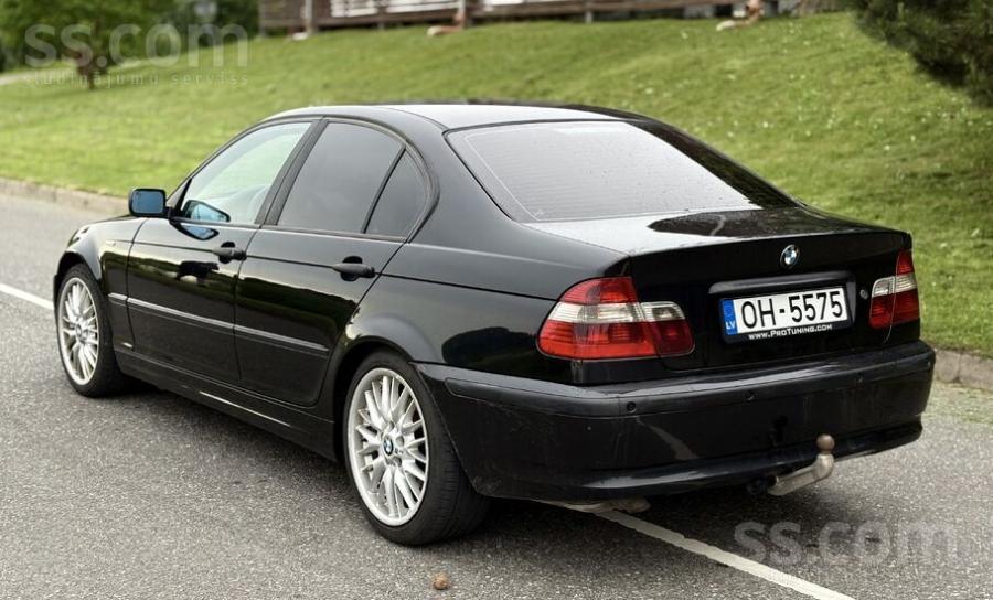 Melns BMW 320 2003 Ogre, ar dzinēja tilpumu 2.00 L un nobraukumu 316 tūkst. km par 2999 €, foto 6 vietnē AUTOMOTO.COM.LV