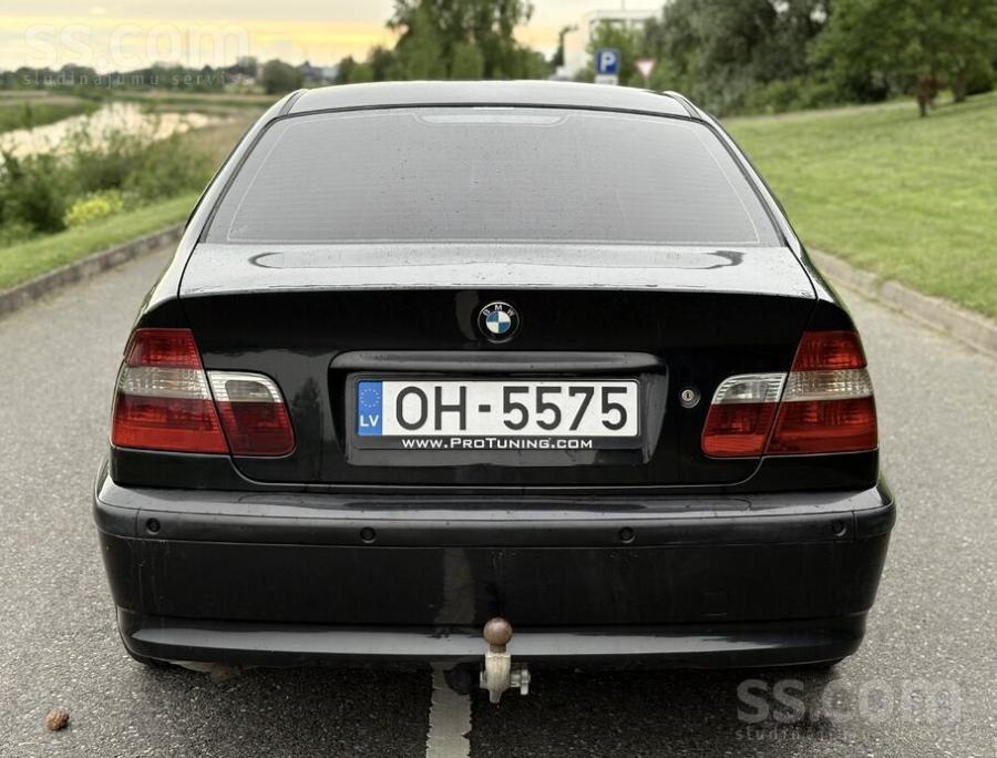 Melns BMW 320 2003 Ogre, ar dzinēja tilpumu 2.00 L un nobraukumu 316 tūkst. km par 2999 €, foto 10 vietnē AUTOMOTO.COM.LV