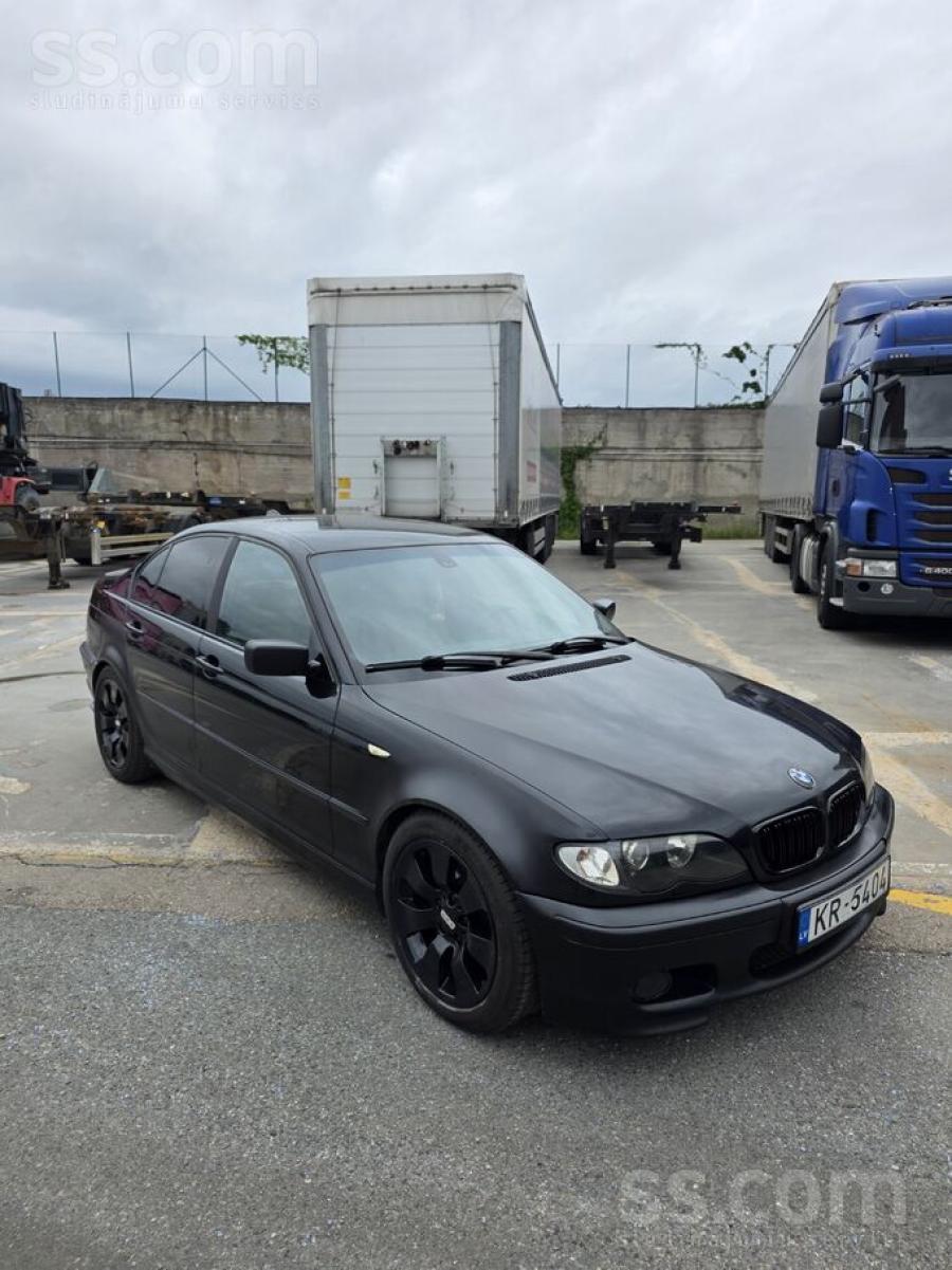Melns BMW 320 2003 Rīga, ar dzinēja tilpumu 2.00 L un nobraukumu 442 tūkst. km par 3000 €, foto 1 vietnē AUTOMOTO.COM.LV
