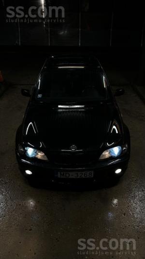 Black BMW 320 2003 in Riga, with an engine capacity of 2.00 L and mileage of 0 thousand km for 1400 €, photo 5 on AUTOMOTO.COM.LV