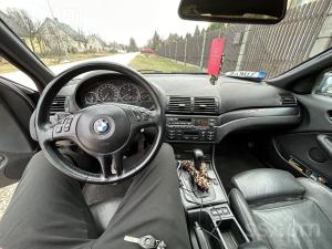 Black BMW 320 2003 in Riga, with an engine capacity of 2.00 L and mileage of 0 thousand km for 1400 €, photo 6 on AUTOMOTO.COM.LV
