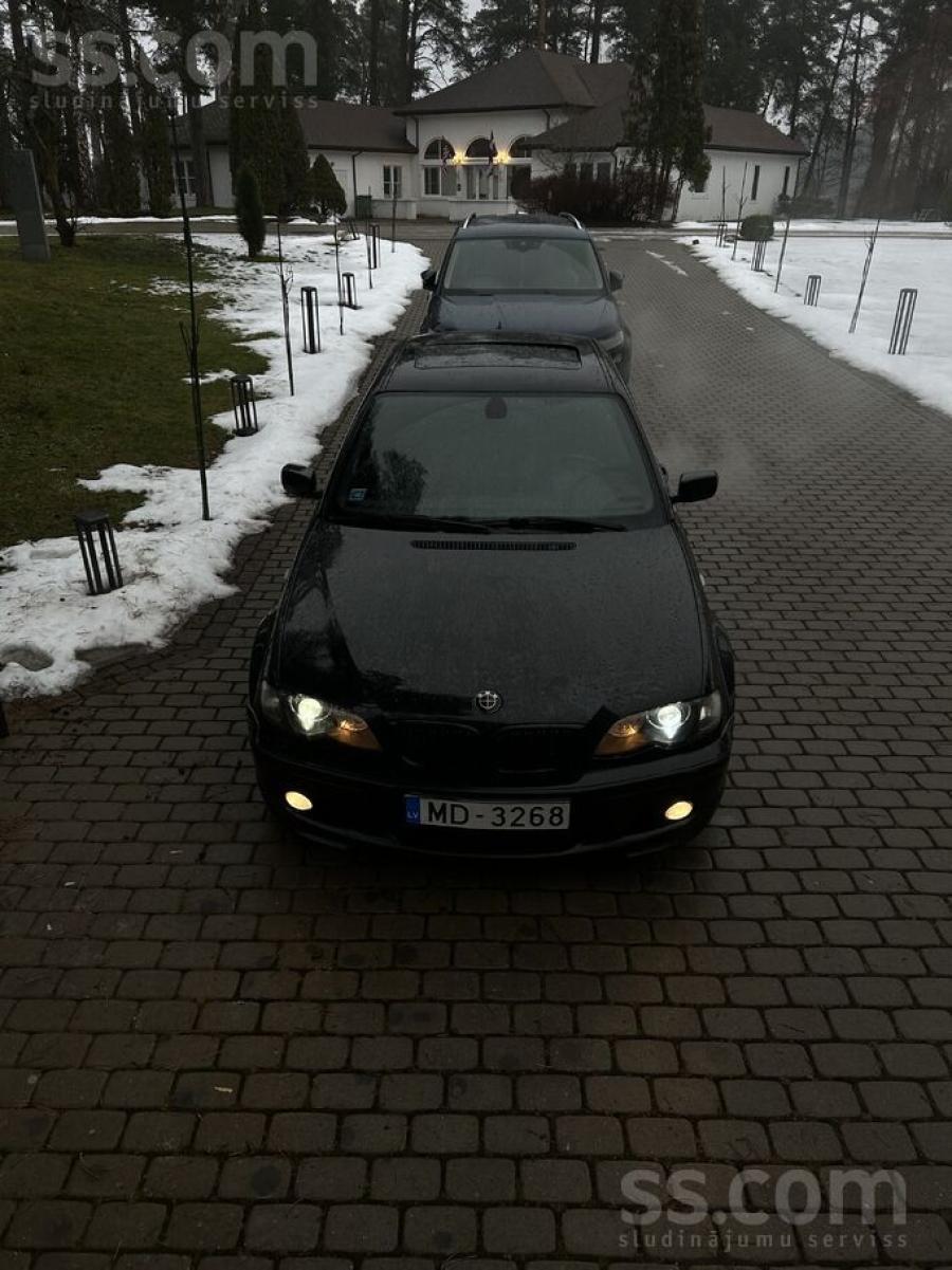 Black BMW 320 2003 in Riga, with an engine capacity of 2.00 L and mileage of 0 thousand km for 1400 €, photo 8 on AUTOMOTO.COM.LV