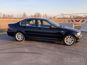 Black BMW 320 2003 in Liepaja, with an engine capacity of 2.00 L and mileage of 290 thousand km for 1800 €, photo 5 on AUTOMOTO.COM.LV