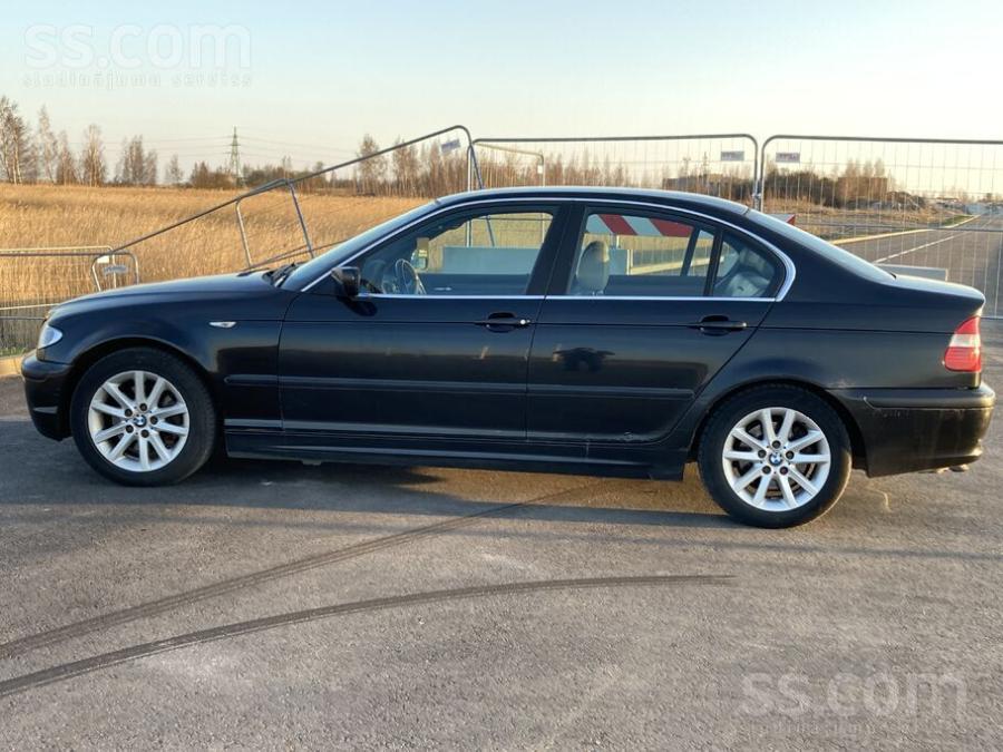 Black BMW 320 2003 in Liepaja, with an engine capacity of 2.00 L and mileage of 290 thousand km for 1800 €, photo 8 on AUTOMOTO.COM.LV