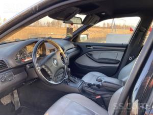 Black BMW 320 2003 in Liepaja, with an engine capacity of 2.00 L and mileage of 290 thousand km for 1800 €, photo 10 on AUTOMOTO.COM.LV