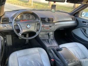 Black BMW 320 2003 in Liepaja, with an engine capacity of 2.00 L and mileage of 290 thousand km for 1800 €, photo 12 on AUTOMOTO.COM.LV