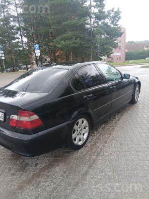Black BMW 320 2003 in Saldus, with an engine capacity of 2.00 L and mileage of 319 thousand km for 1550 €, photo 3 on AUTOMOTO.COM.LV
