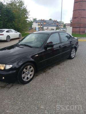 Black BMW 320 2003 in Saldus, with an engine capacity of 2.00 L and mileage of 319 thousand km for 1550 €, photo 5 on AUTOMOTO.COM.LV