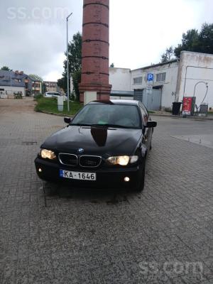 Black BMW 320 2003 in Saldus, with an engine capacity of 2.00 L and mileage of 319 thousand km for 1550 €, photo 6 on AUTOMOTO.COM.LV