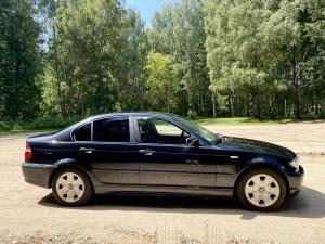 Black BMW 320 2003 in Pasvalys, with an engine capacity of 2.00 L and mileage of 331 thousand km for 2250 €, photo 5 on AUTOMOTO.COM.LV