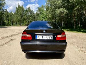Black BMW 320 2003 in Pasvalys, with an engine capacity of 2.00 L and mileage of 331 thousand km for 2250 €, photo 6 on AUTOMOTO.COM.LV