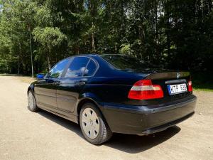 Black BMW 320 2003 in Pasvalys, with an engine capacity of 2.00 L and mileage of 331 thousand km for 2250 €, photo 7 on AUTOMOTO.COM.LV