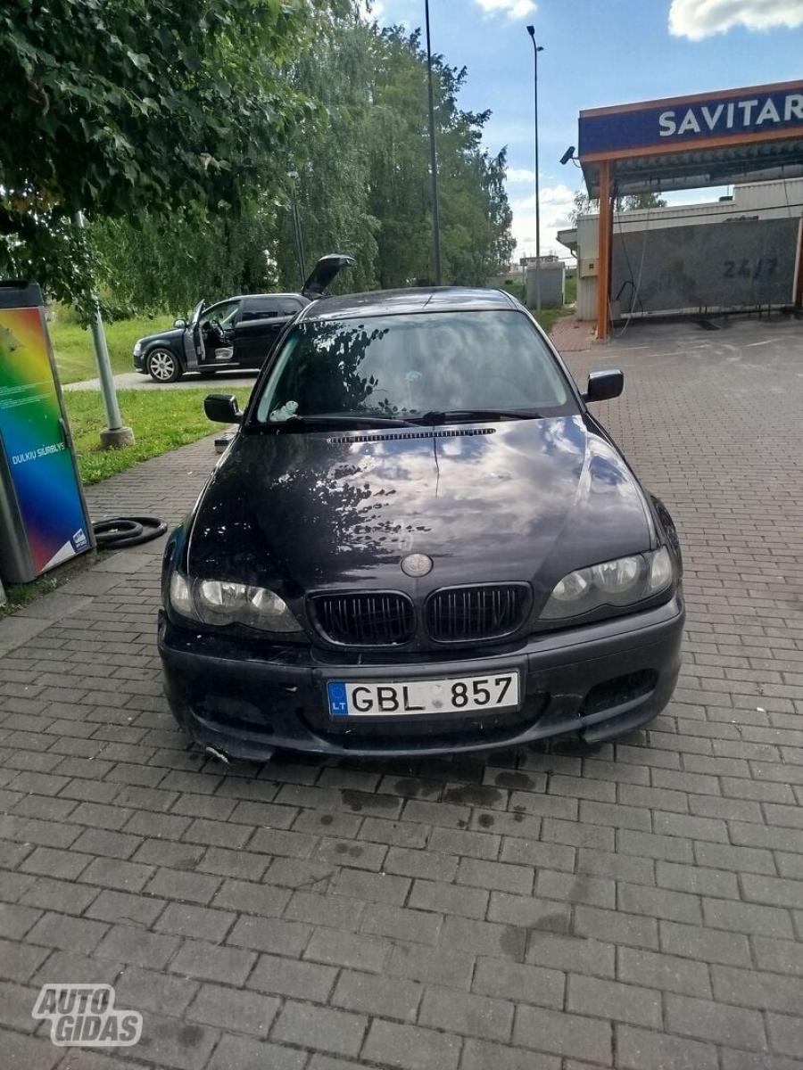 Melns BMW 320 2003 Panevēža, ar dzinēja tilpumu 2.00 L un nobraukumu 439 tūkst. km par 1600 €, foto 1 vietnē AUTOMOTO.COM.LV