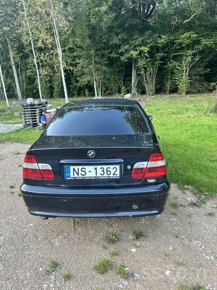 Черный БМВ 320 2003 в Талси, объемом двигателя 2.00 л и пробегом 450 тыс. км за 1000 €, фото 7 на AUTOMOTO.COM.LV