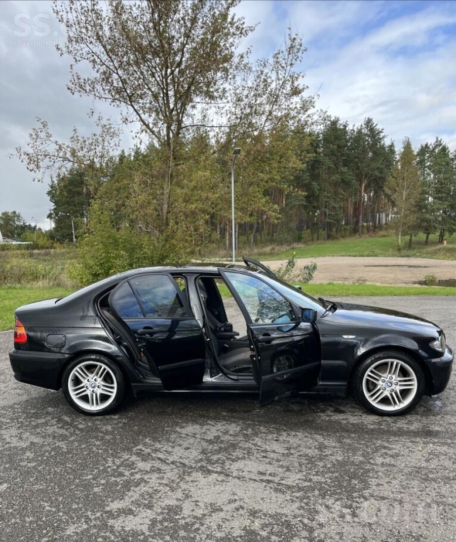 Black BMW 320 2003 in Daugavpils, with an engine capacity of 2.00 L and mileage of 399 thousand km for 2990 €, photo 8 on AUTOMOTO.COM.LV