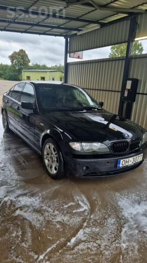 Melns BMW 320 2003 Liepāja, ar dzinēja tilpumu 2.00 L un nobraukumu 491 tūkst. km par 1950 €, foto  vietnē AUTOMOTO.COM.LV