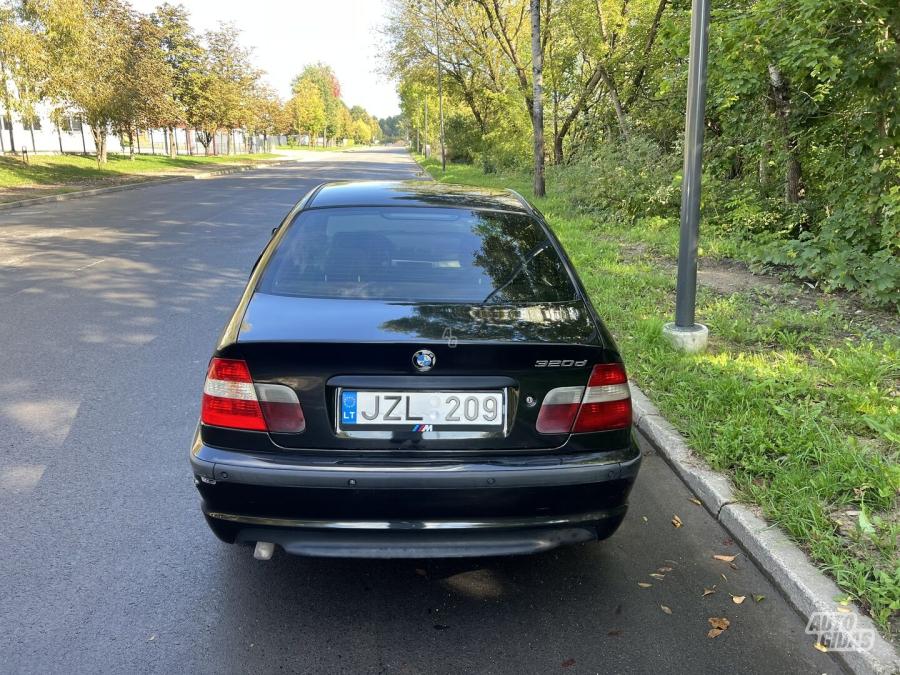 Black BMW 320 2003 in Kaunas, with an engine capacity of 2.00 L and mileage of 405 thousand km for 1300 €, photo 10 on AUTOMOTO.COM.LV