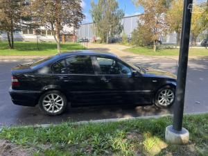 Black BMW 320 2003 in Kaunas, with an engine capacity of 2.00 L and mileage of 405 thousand km for 1300 €, photo 11 on AUTOMOTO.COM.LV