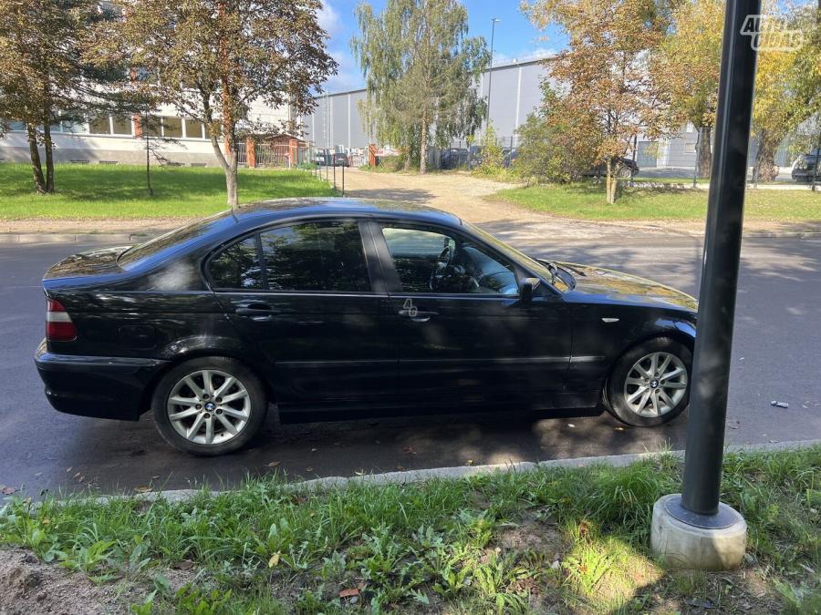 Black BMW 320 2003 in Kaunas, with an engine capacity of 2.00 L and mileage of 405 thousand km for 1300 €, photo 11 on AUTOMOTO.COM.LV
