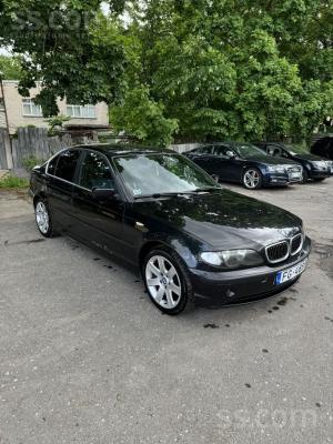 Black BMW 320 2004 in Riga, with an engine capacity of 2.00 L and mileage of 349 thousand km for 4250 €, photo 3 on AUTOMOTO.COM.LV