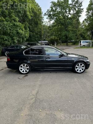 Black BMW 320 2004 in Riga, with an engine capacity of 2.00 L and mileage of 349 thousand km for 4250 €, photo 4 on AUTOMOTO.COM.LV