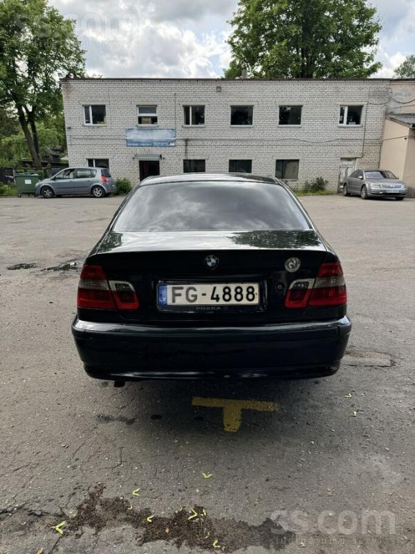 Black BMW 320 2004 in Riga, with an engine capacity of 2.00 L and mileage of 349 thousand km for 1900 €, photo 5 on AUTOMOTO.COM.LV