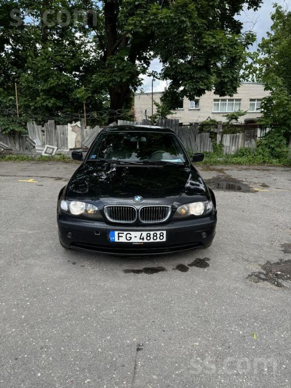 Black BMW 320 2004 in Riga, with an engine capacity of 2.00 L and mileage of 349 thousand km for 1900 €, photo 10 on AUTOMOTO.COM.LV