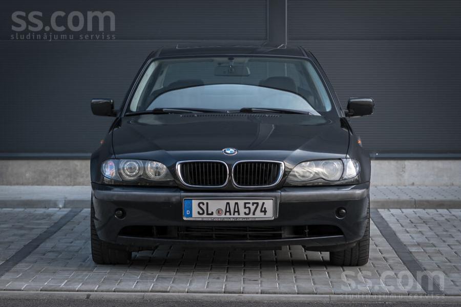 Black BMW 320 2004 in Valmiera, with an engine capacity of 2.00 L and mileage of 340 thousand km for 2600 €, photo 2 on AUTOMOTO.COM.LV