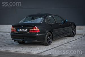 Black BMW 320 2004 in Valmiera, with an engine capacity of 2.00 L and mileage of 340 thousand km for 2600 €, photo 4 on AUTOMOTO.COM.LV