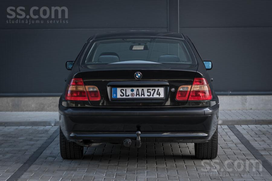 Black BMW 320 2004 in Valmiera, with an engine capacity of 2.00 L and mileage of 340 thousand km for 2600 €, photo 5 on AUTOMOTO.COM.LV