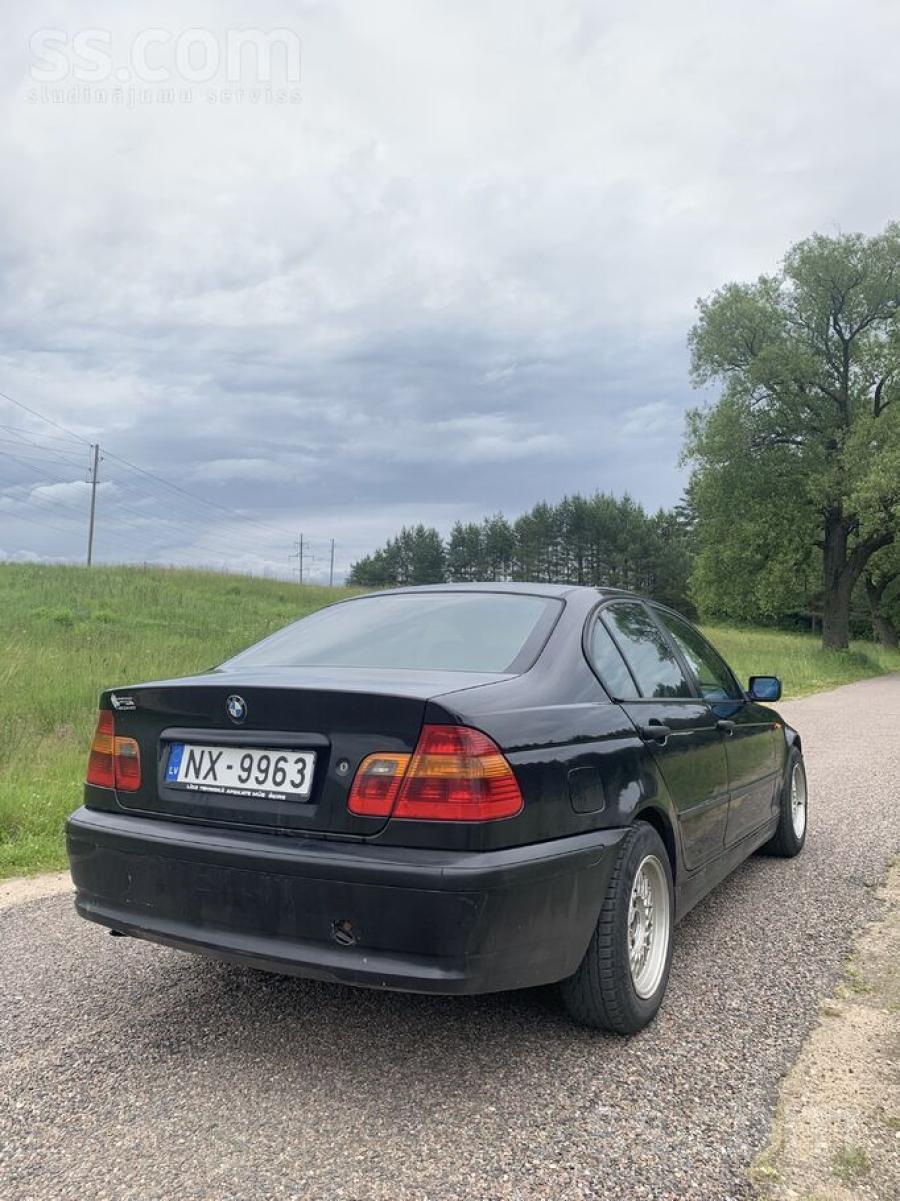 Melns BMW 320 2004 Valmiera, ar dzinēja tilpumu 2.00 L un nobraukumu 425 tūkst. km par 2100 €, foto 3 vietnē AUTOMOTO.COM.LV