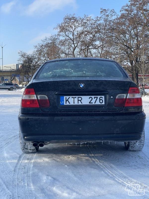 Melns BMW 320 2004 Viļņa, ar dzinēja tilpumu 2.20 L un nobraukumu 251 tūkst. km par 2300 €, foto 3 vietnē AUTOMOTO.COM.LV