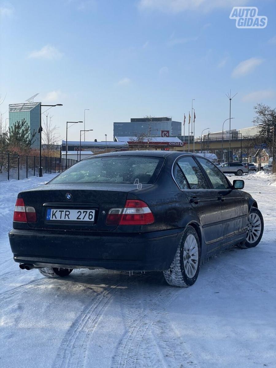 Black BMW 320 2004 in Vilnius, with an engine capacity of 2.20 L and mileage of 251 thousand km for 2300 €, photo 4 on AUTOMOTO.COM.LV