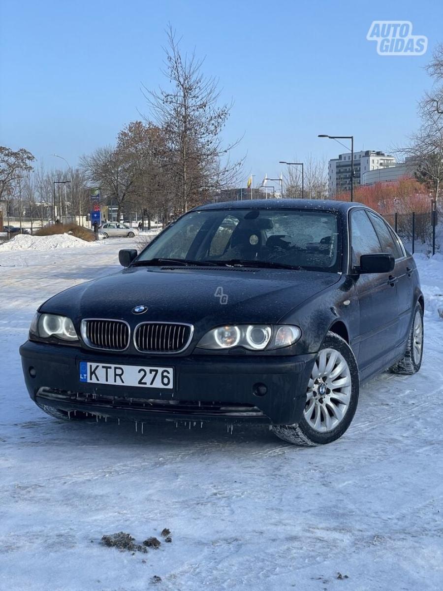 Black BMW 320 2004 in Vilnius, with an engine capacity of 2.20 L and mileage of 251 thousand km for 2300 €, photo 10 on AUTOMOTO.COM.LV