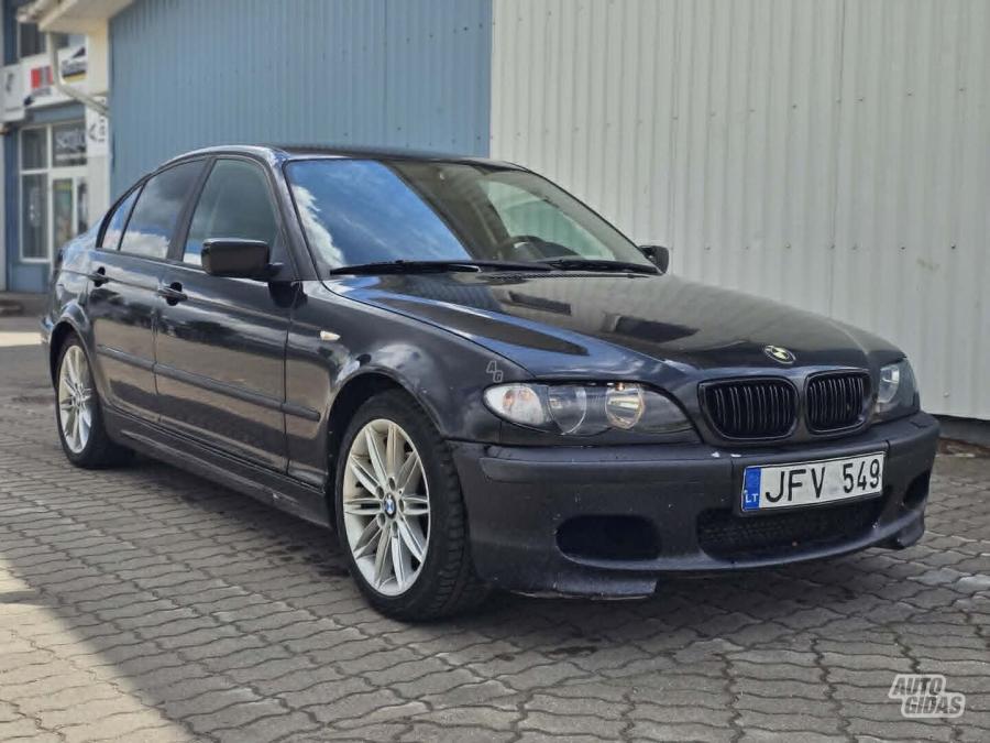 Melns BMW 320 2004 Viļņa, ar dzinēja tilpumu 2.00 L un nobraukumu 350 tūkst. km par 1100 €, foto 4 vietnē AUTOMOTO.COM.LV